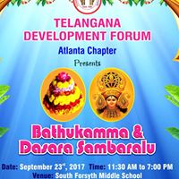 TDF Atlanta Bathukamma & Dassara Sambaralu -2022 | DeSana Middle School ...