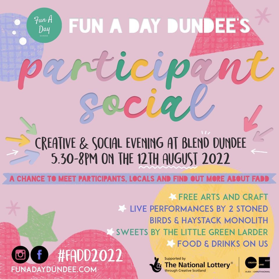 Fun A Day Dundee Social At Blend | Blend Coffee Lounge, Dundee | August ...