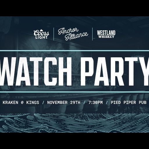 Kraken Party at The Pied Piper! Kraken Reps are attending! | 311 W ...