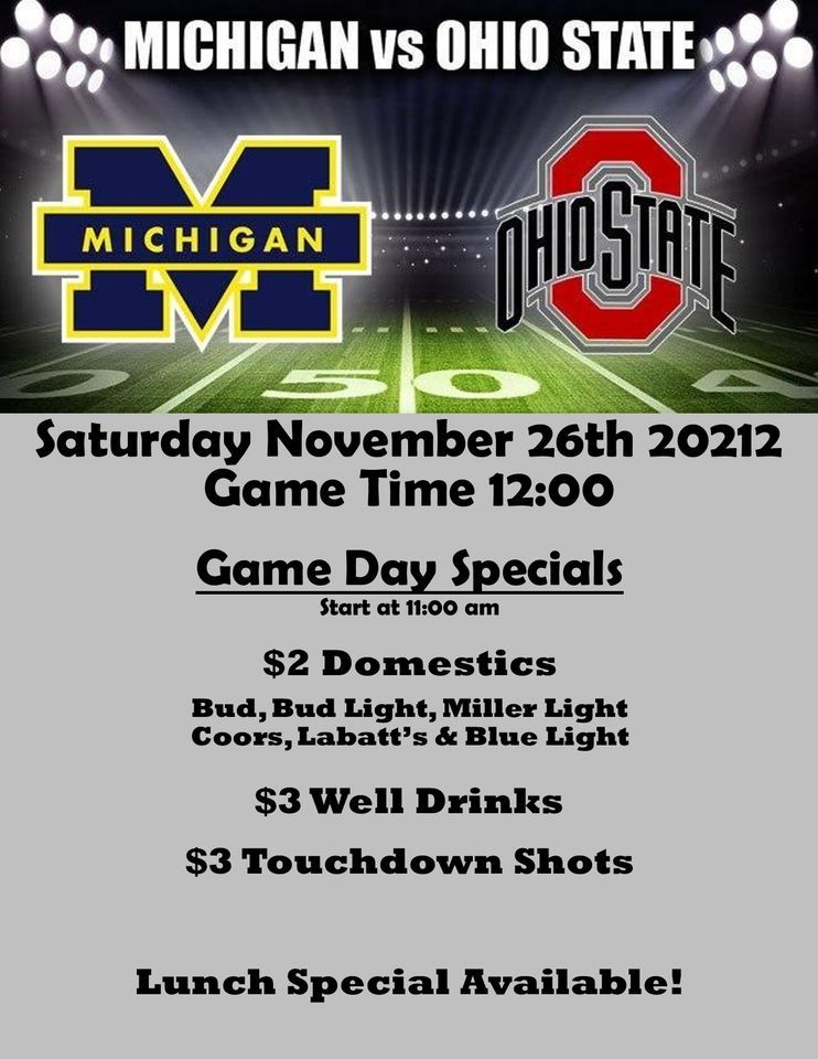 MICHIGAN VS OHIO STATE | Davison Country Club | November 26, 2022