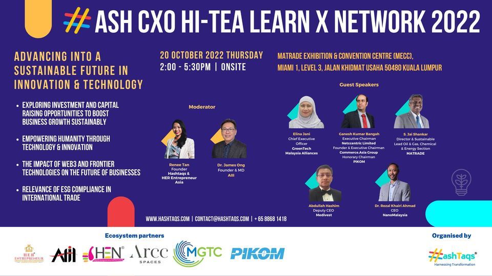 HASH CXO Hi-Tea LXN: Advancing into a Sustainable Future in Innovation ...