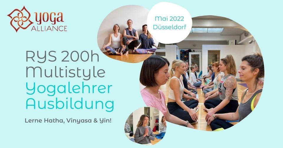 RYS 200h Multistyle Yogalehrerausbildung at Rundum Yoga, Ratingen on ...