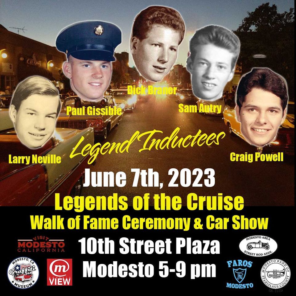 Legends of the Cruise and Park n Shine at Modesto, Calif. on 7th June, 2023