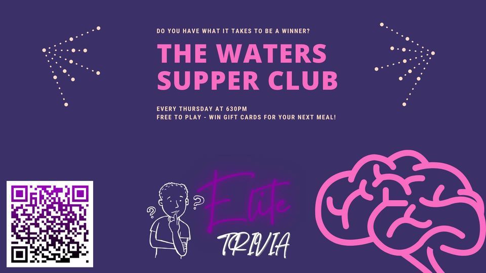 Elite Trivia - Waters Supper Club New London | The Waters Supperclub ...