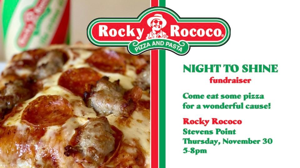 Night To Shine Fundraiser at Rocky Rococo! at Rocky Rococo - Stevens ...