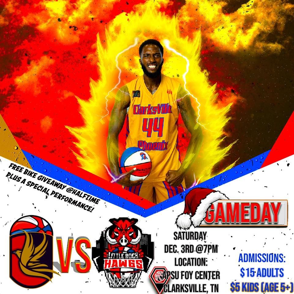 Clarksville Phoenix vs. Little Rock Hawgs | Foy Recreation Center ...