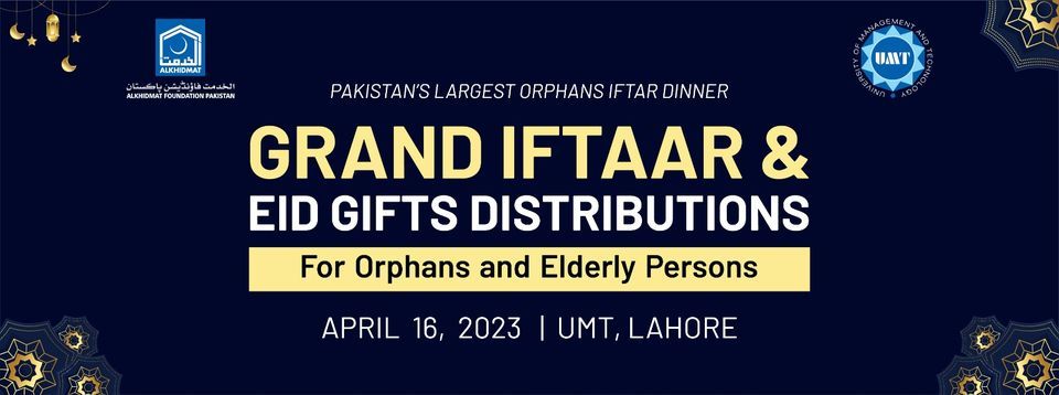 Grand Iftar and Eid Gift Distributions- For Orphans and Elderly Persons ...