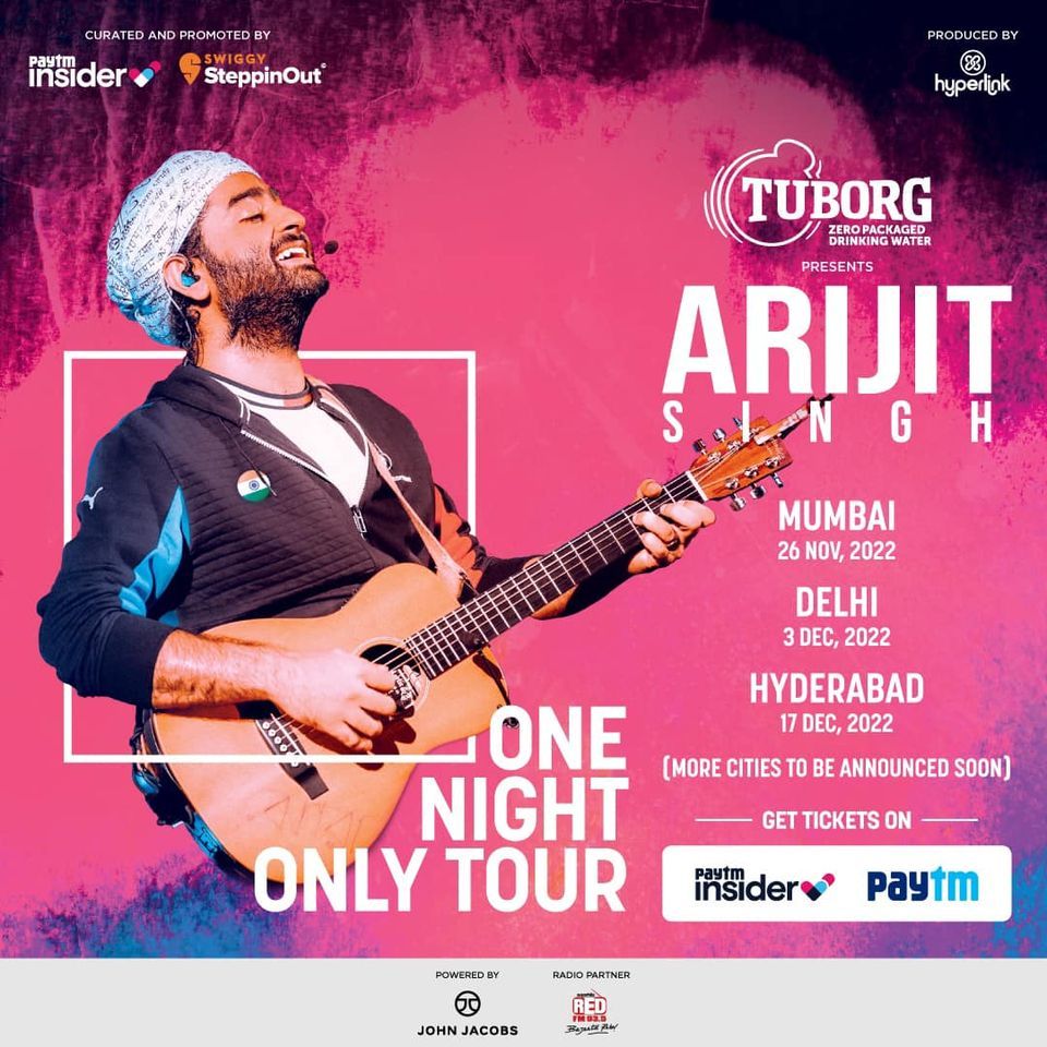 Arjit Singh Mumbai Tour at Lil Flea Jio Gardens, Mumbai on 26th November, 2022