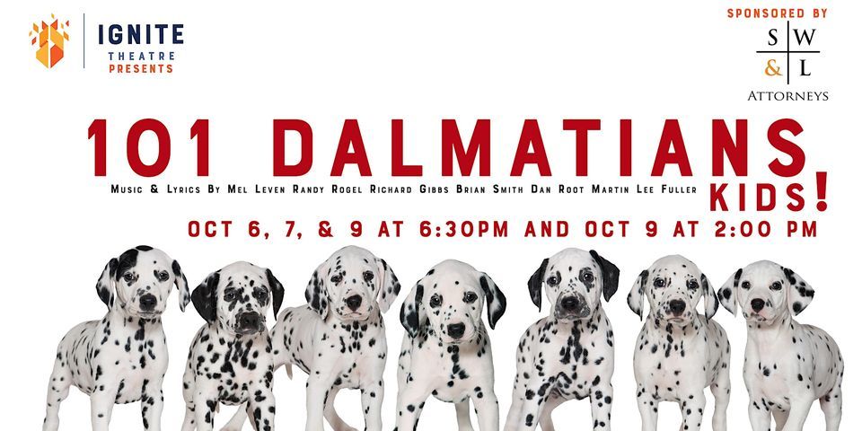 101 Dalmatians Tickets | 124 North Terrace,Fargo,58102,US | October 6, 2022