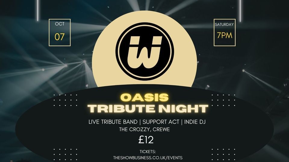 Whatever Oasis Tribute Live at The Crozzy, Crewe at Crozzy Crewe on 7th October, 2022
