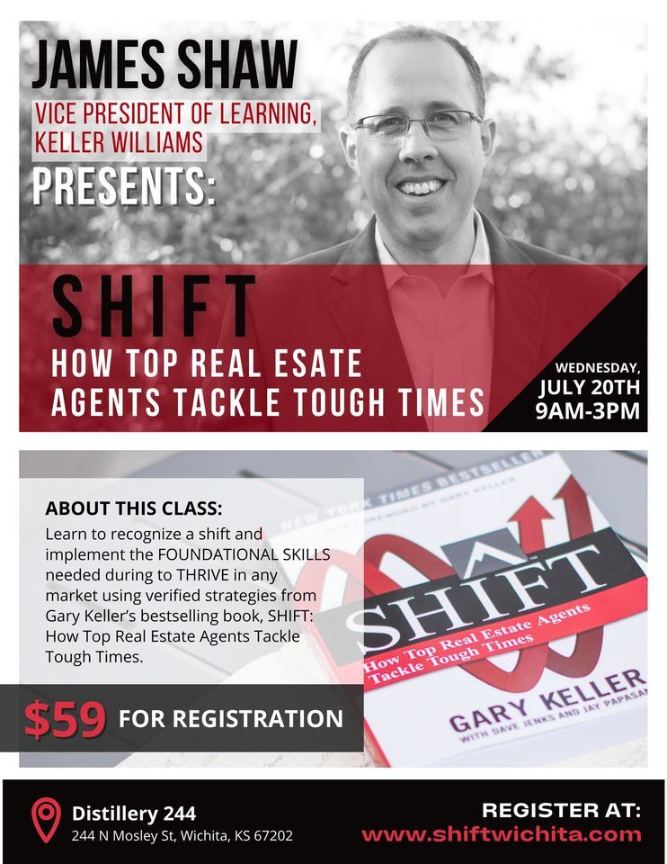 SHIFT w/James Shaw at Distillery 244 Old Town, Wichita on 20th July, 2022