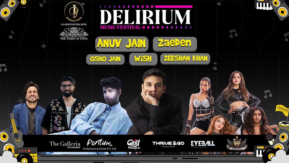 Delirium Festival 2025 at TERRAFORM ARENA, Bangalore on 2nd March, 2025