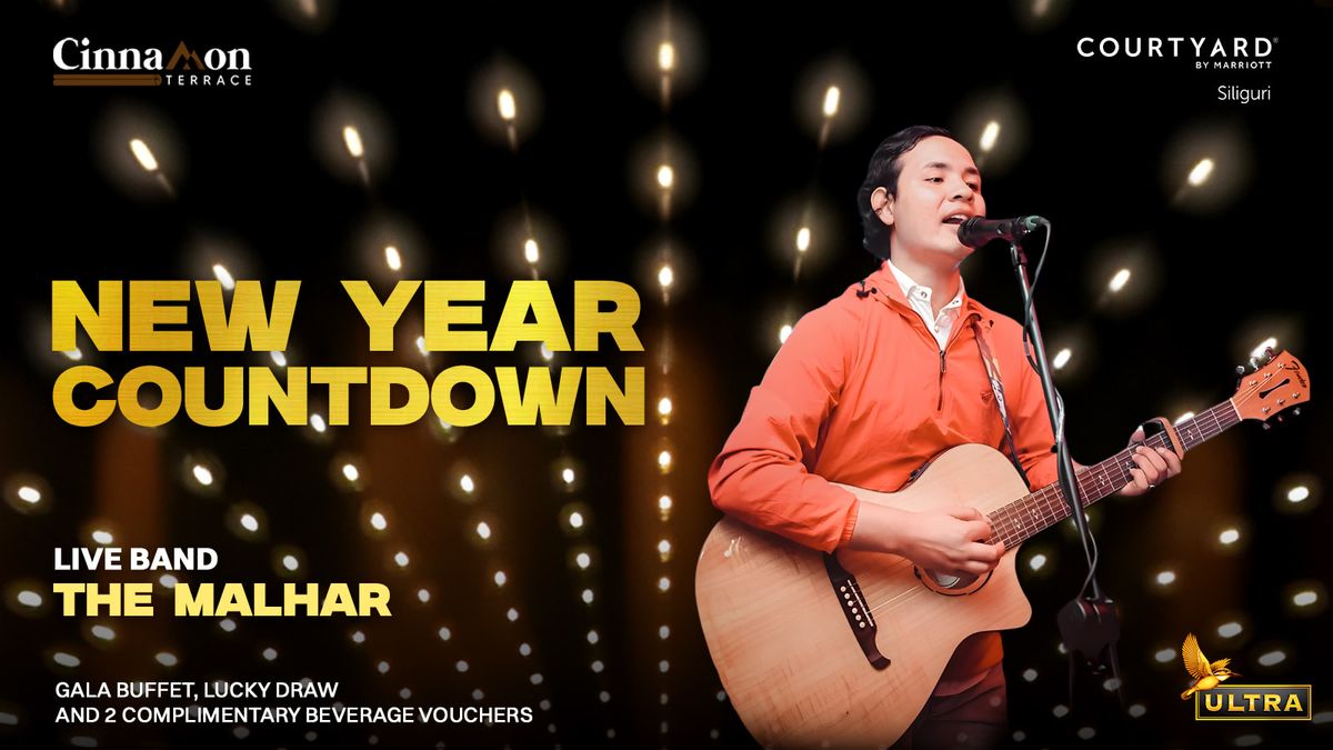 NEW YEAR COUNTDOWN at Cinnamon Terrace - Courtyard By Marriott Hotel ...