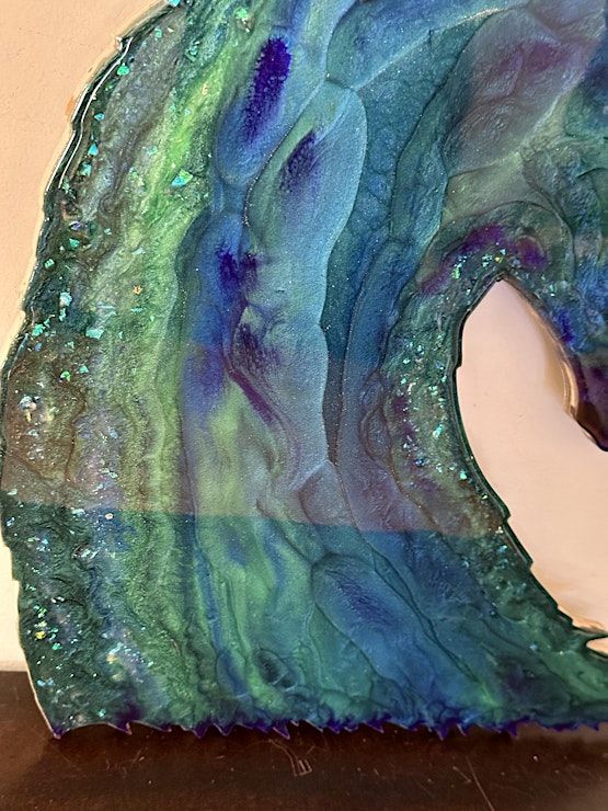 Resin Art: Dragon Head at 201 Sagewood Landing SW, Airdrie on 11th ...