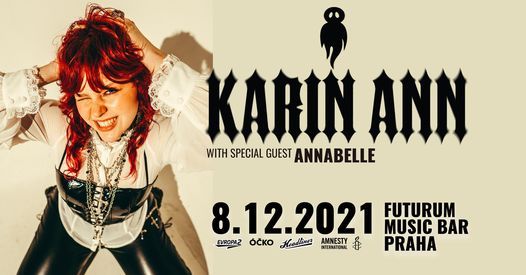 Karin Ann / Praha 2021 at Futurum Music Bar, Prague on 8th December, 2021