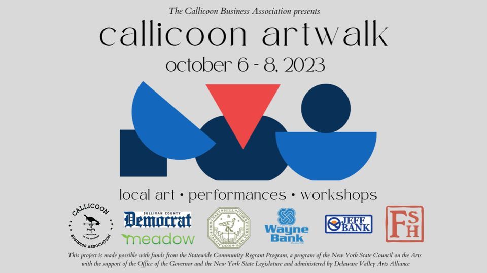 Callicoon Artwalk 2023 at Callicoon, N.Y. on 8th October, 2023