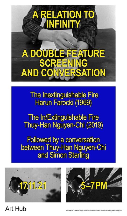 A Relation To Infinity : Screening & Talk : Thuy-Han Nguyen-Chi & Simon ...