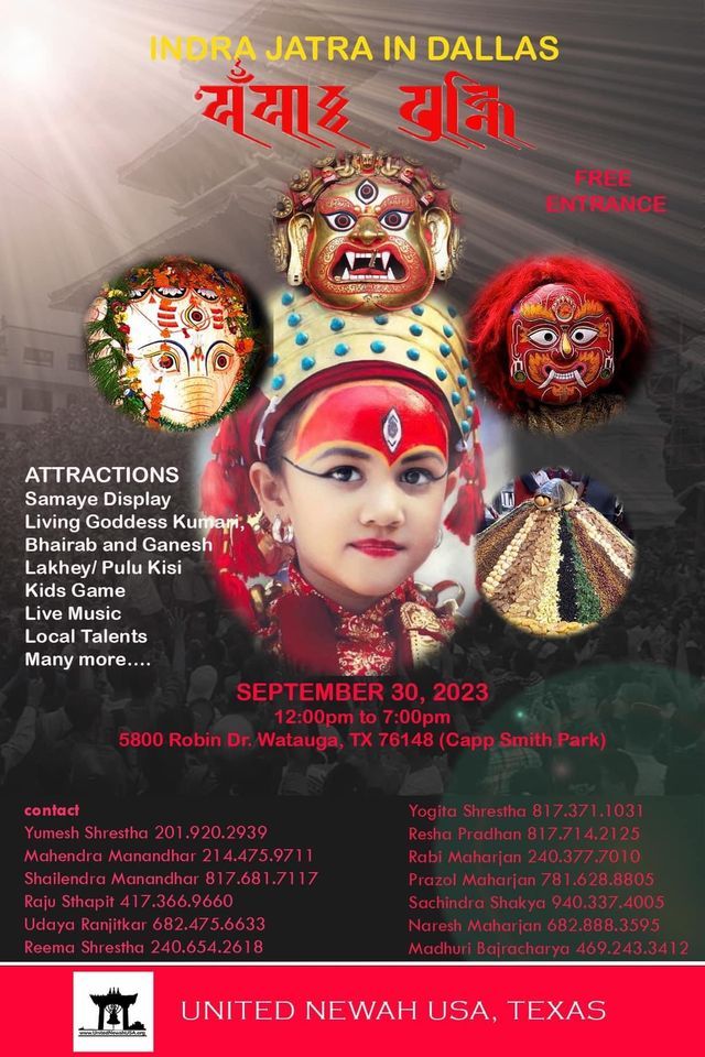 United Newah USA- Indra Jatra Dallas 2023 at Capp Smith Park ...