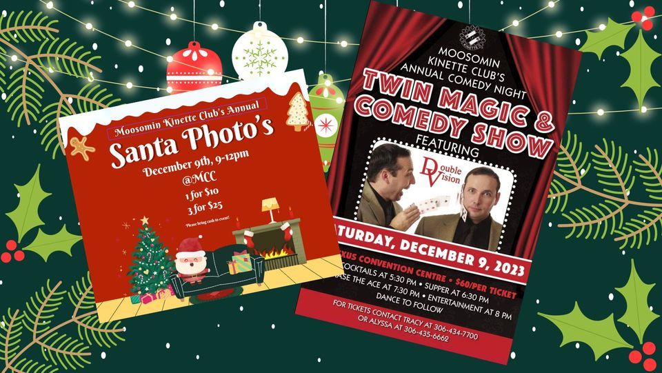 Moosomin Kinette Clubs Annual Santa Photos and Comedy Night! at ...
