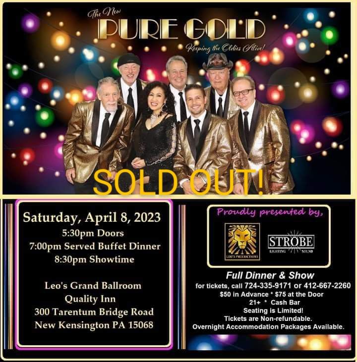 SOLD OUT! The New PURE GOLD~Leos Grand Ballroom at Quality Inn (300 ...