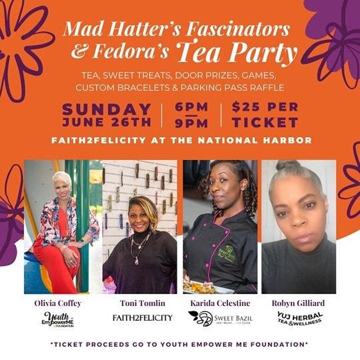 Mad Hatters Tea Party At Crystal Café By Faith2felicity Oxon Hill On