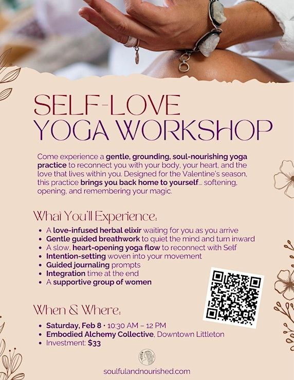 Self-Love Yoga Workshop | Breathwork, Gentle Flow & Journaling at 5808 ...