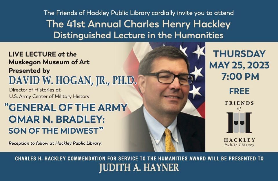 2023 Hackley Distinguished Lecture | Muskegon Museum of Art | May 25, 2023