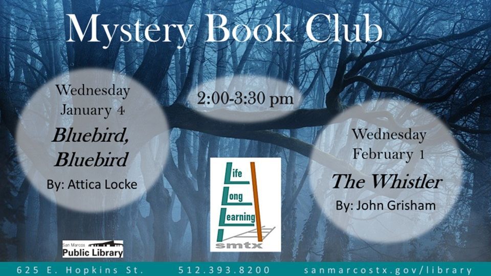 Mystery Book Club | San Marcos Public Library | January 4, 2023
