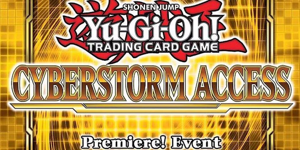 Yugioh Cyberstorm Access Premiere at Planet Fun, Rovato on 30th April, 2023