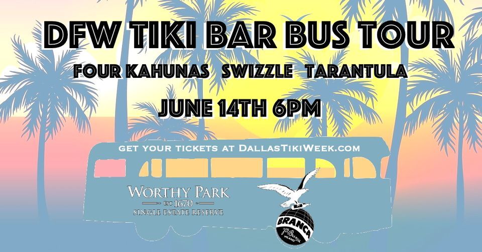 DFW Tiki Bar Bus Tour | Tarantula Tiki Lounge, Fort Worth, TX | June 14 ...