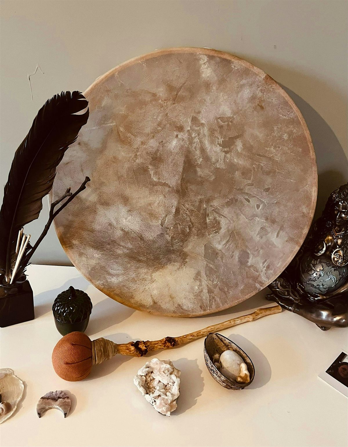 HIDE TO HEARTBEAT - Drum Birthing Day (Horse & Ash) at Studio 6, UNIT 3 ...