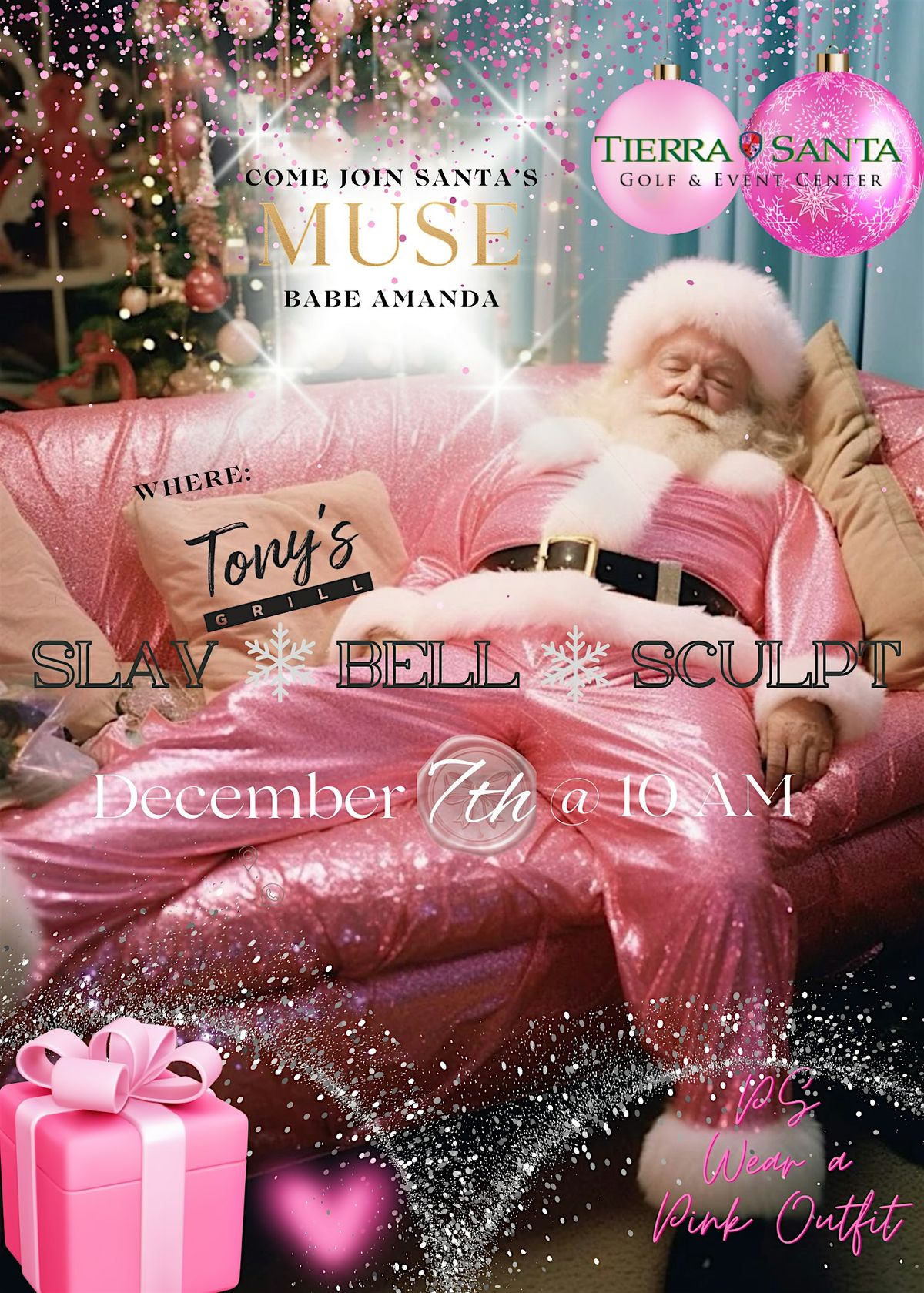 Slay Bell Sculpt at Tony's Grill, Weslaco on 7th December, 2025