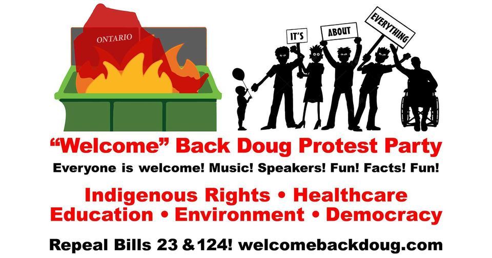 Welcome Back Doug Queens Park Party at Queen's Park (Toronto) on 25th ...