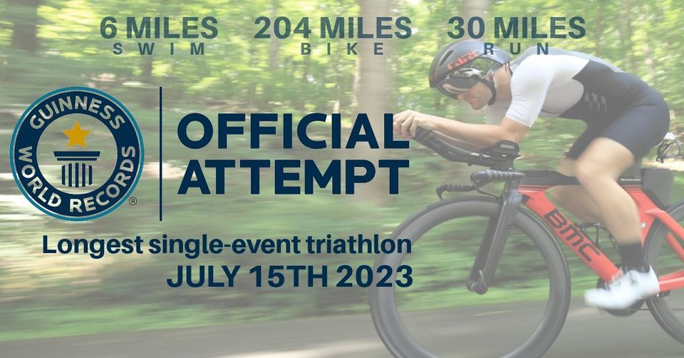 OFFICIAL GUINNESS WORLD RECORD ATTEMPT | Swim Bike Run - St. Louis, Des ...