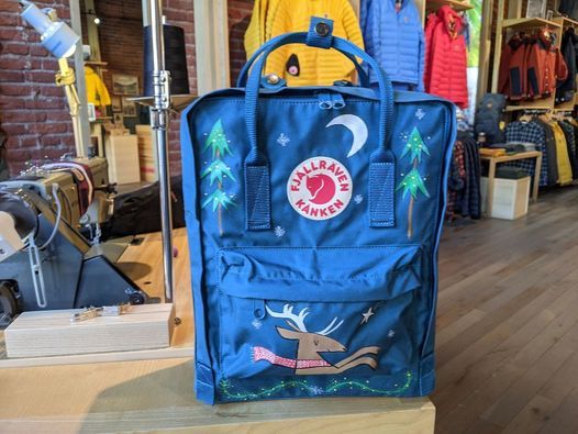 Kanken Art with Megan Myers at Fjällräven (Fjällräven Bend) on 17th ...