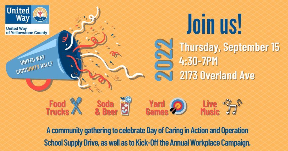 2022 CommUnity Rally | 2173 Overland Ave, Billings, MT 59102-6456 ...