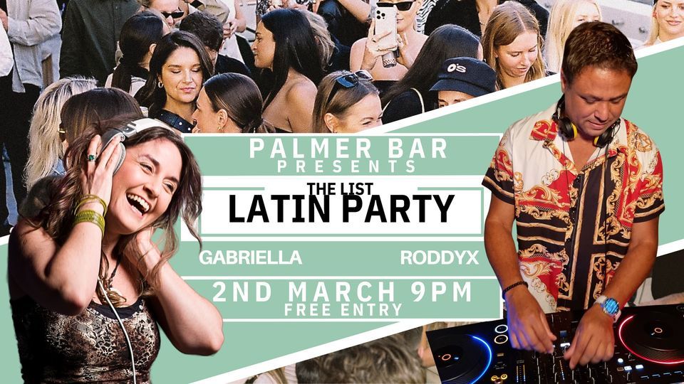 LATIN HOUSE PARTY - Palmer Rooftop Bar at Palmer Bar, Auckland on 2nd ...