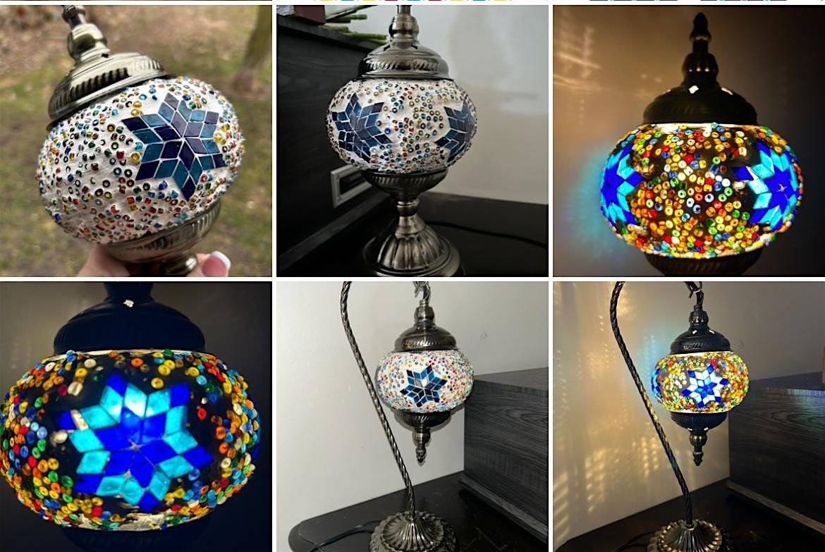 Alpena Mosaic Lamps & Candleholders at Art in the Loft at Art in the ...