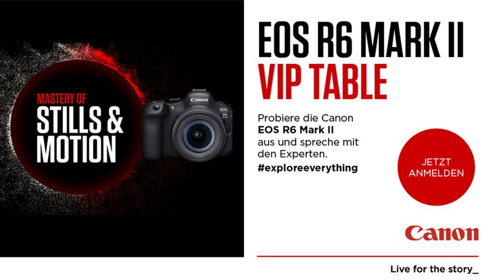Canon EOS R6 Mark II VIP-Table at Kücher, Digitale Welt, Salzburg on ...