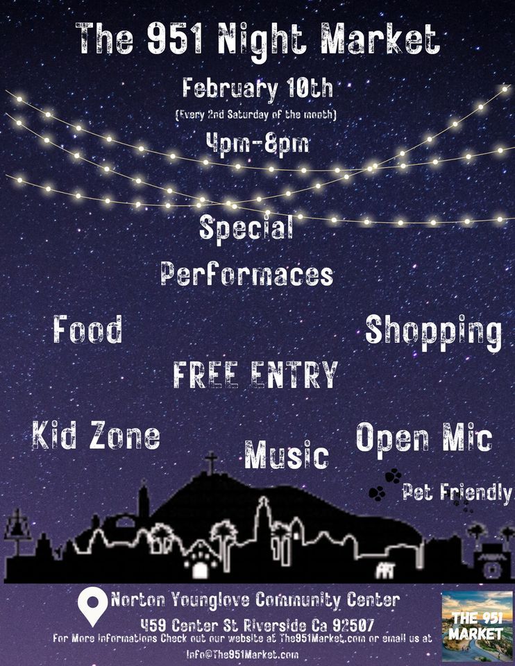 The 951 Night Market | Norton Younglove Community Center, Riverside, CA ...
