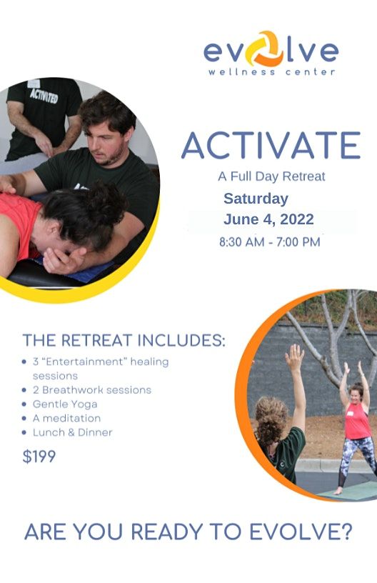 Activate at Evolve Wellness Center, Atlanta on 4th June, 2022