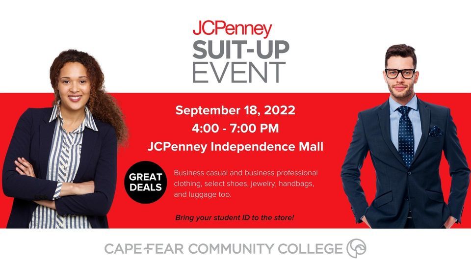 JCPenney Suit-Up Event for CFCC students, staff, and alumni! at ...