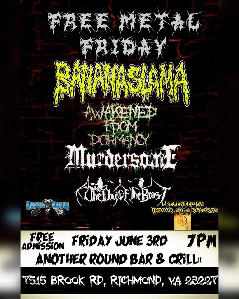 Free metal Friday June 2022 | Another Round Bar and Grill, Richmond, VA ...
