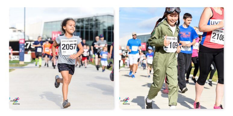 Spitfire Family Run and Spitfire Family Dash London at The Royal Air ...