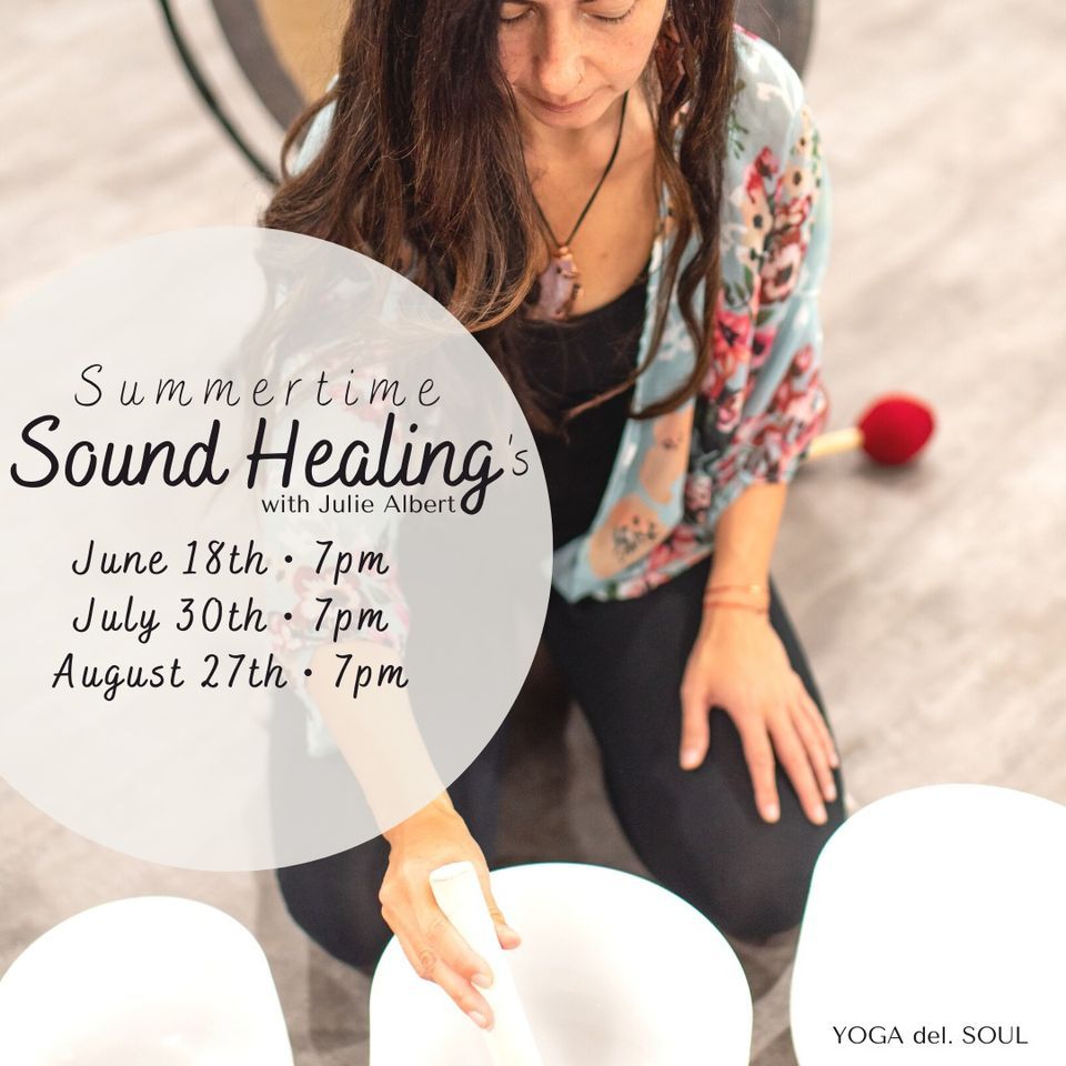 Summer Sound Healings | Yoga del Soul, Toms River, NJ | July 30, 2022