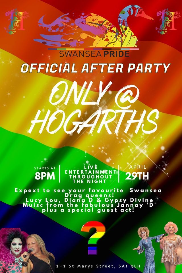 Swansea Pride official after party! @ Hogarths | Hogarths Swansea ...