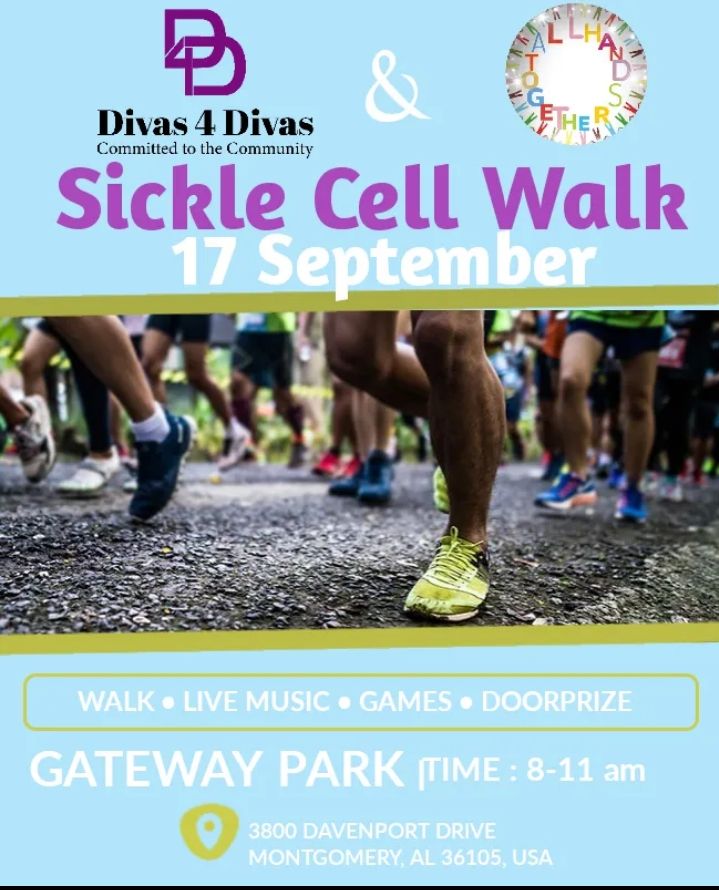 Sickle Cell Awareness Walk | Gateway Park, Montgomery, AL | September ...
