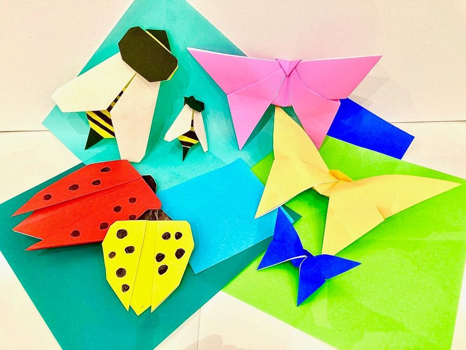 Origami Insects at Houston Botanic Garden on 14th May, 2022