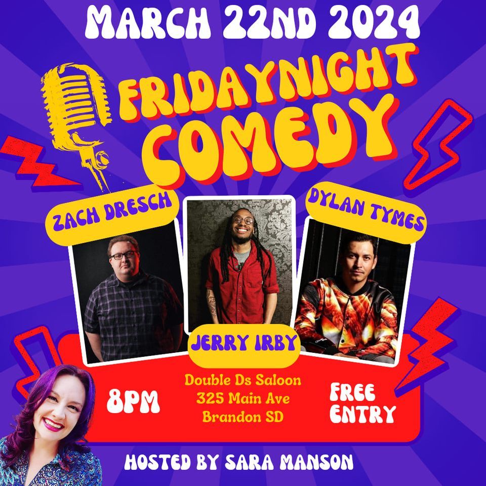 Friday Night Comedy at DD with Jerry Irby, Zach Dresch and Dylan Tymes ...