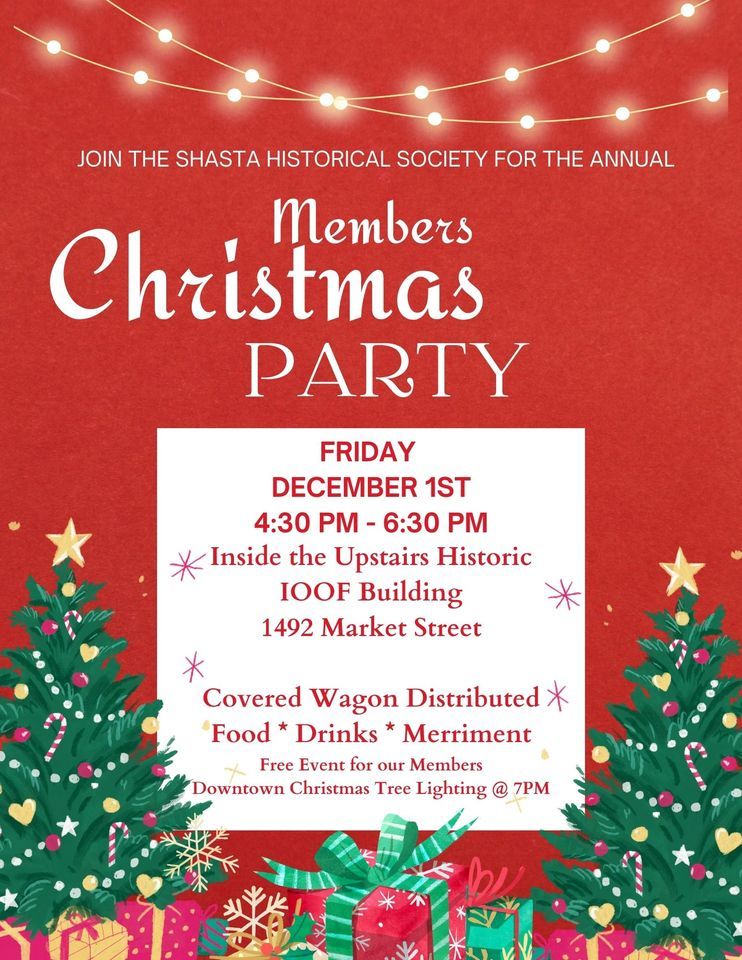 Members Christmas Party 2023 | 1504 Market St, Redding, CA 96001-1023 ...